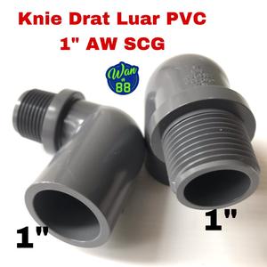 Jual Knie / Knee Drat Luar / Valve Knee PVC 1” inch AW SCG - Kota ...