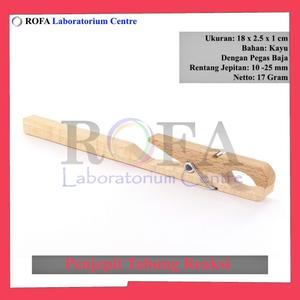 Jual Penjepit Tabung Reaksi / Test Tube Clamp / Penjepit Kayu Test Tube ...