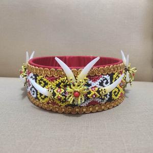 Jual topi adat pria dayak kalimantan warna merah ukuran dewasa ...