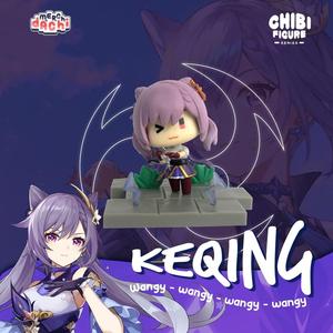 Jual Action Figure Chibi Keqing Liyue & Mondstat Toy Mini - Kab ...