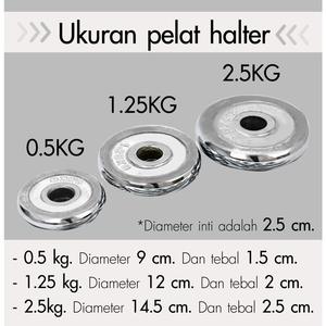 Jual NEW BG SPORT DUMBBELL SET 15KG BESI CHROME ALAT OLAHRAGA ANGKAT BESI - Jakarta Pusat ...