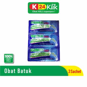 Jual KOMIX Obh Sachet / Obat Batuk Pilek (per 3 Sachet) - Kota Depok ...