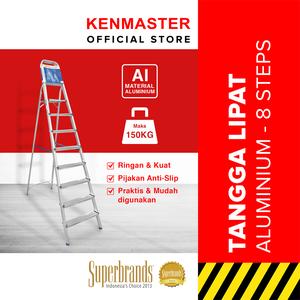 Jual Tangga Lipat 8 Step KM-108 A Type - TNGG004 / Tangga Rumah Lipat 8 ...