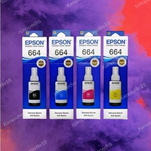 Jual TINTA EPSON 664 ORIGINAL(BK,C,M,Y) for L series L-100,L110,L120,L200 - Jakarta Selatan ...