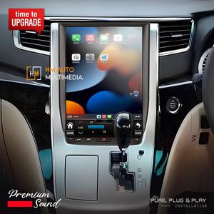 Jual TESLA FOR ALPHARD PREMIUM SOUND TYPE HEAD UNIT ANDROID VELFIRE ...