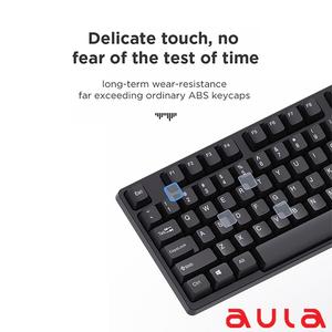Jual Aula Ak205 Wired Keyboard Membrane / Keyboard Office / Keyboard ...