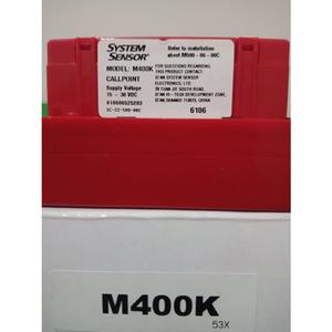 Jual M400K Break Glass Manual Call Point Fire Alarm SYSTEM SENSOR ...