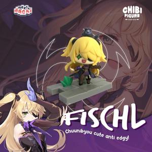 Jual Action Figure Chibi Fischl Liyue & Mondstat Toy Mini - Kab ...