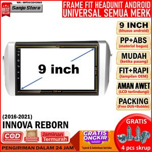 Jual Frame OEM 2016 TOYOTA INNOVA REBORN Head Unit Android 9 inch ...