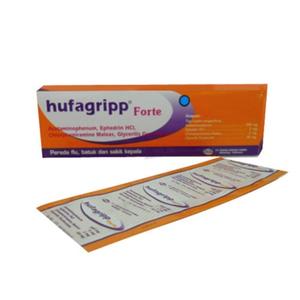 Jual HUFAGRIP FORTE SRTIP 10 TABLET / OBAT DEMAM BATUK PILEK - Kota ...