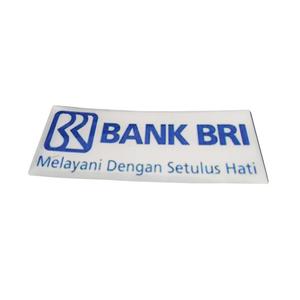 Jual Stiker Timbul Emblem Logo Perusahaan Bank BRI Unik - Jakarta Barat ...