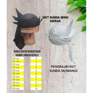 Jual Iket Sunda Praktis Ibing Merak Totopong Blangkon Sunda Jawa ...