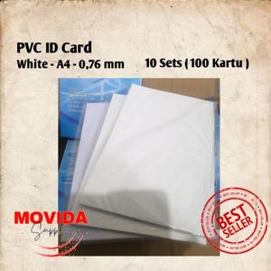 Jual PVC Id Card / Kertas PVC Id Card A4 Inkjet / PVC Id Card A4 isi 10 ...