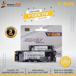 Jual SSD V-GeN Hyper 1TB M.2 NVMe PCIe Gen 3.0 VGEN 1 TB M2 NVME - Kota ...