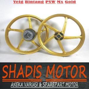 Jual Velg Bintang Motor Merk Psw Ukuran 140/160 Ring 17 Motor Jupiter ...