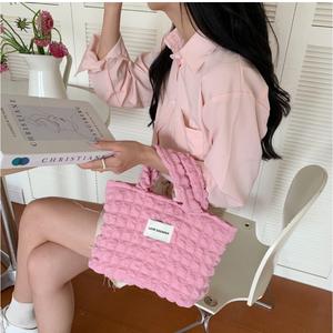 Jual TAS MINI KOREAN / PUFFY BAG / LUCIA TOTEBAG / TAS PIKNIK SERBAGUNA ...