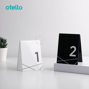 Jual Nomor Meja Acrylic UV Print Table Sign Akrilik Number Cafe ...