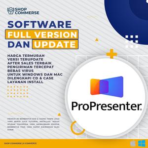 Jual Aplikasi Produksi Live Events : ProPresenter untuk Mac dan Windows - Kab. Tangerang ...
