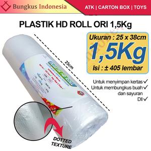 Jual Plastik Hd Roll 1,5 Kg / Plastik Buah / Plastik Sayur / Plastik ...