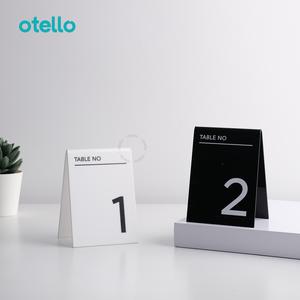 Jual Nomor Meja Akrilik Print Label Table Sign Acrylic Number Cafe ...