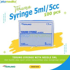 Jual Spuit Syringe 1cc 3cc 5cc 10cc Alat Suntikan Terumo Syringe With ...