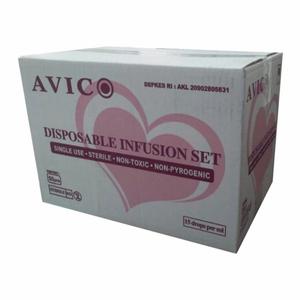 Jual AVICO Infus Set Dewasa Selang Infus Per Box isi 50 pcs Infusion ...