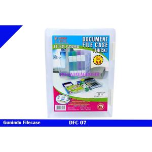 Jual GUNINDO FILE CASE DOCUMENT transparant ukuran A4 box file plastik ...