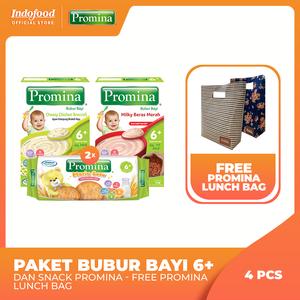 Promo Paket Bubur Bayi 6+ dan Snack Promina FREE Promina Lunch Bag ...