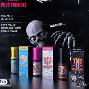 Jual THE O RAMA JUICE TOAST PODS FRIENDLY THE O RAMA 30ML 100% ORIGINAL ...