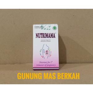 Jual NUTRIMAMA Nutrimama 1 isi 15 Softgel - Suplemen dan vitamin Ibu ...