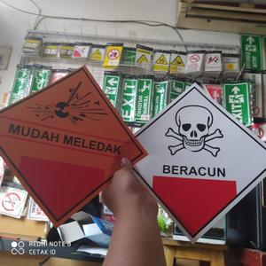 Jual SUPER MURAH STICKER SAFETY SIGN RAMBU TANDA PERINGATAN LIMBAH B3 ...