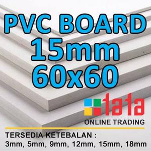 Jual PVC Foam Board Papan Potongan Tebal 15mm Ukuran (60x60)cm Per-pcs ...