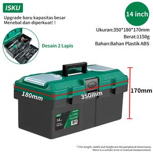 Jual ISKU Tool Box Toolkit Besar 14 15 17 18 19 20 Inch Toolbox Besi ...