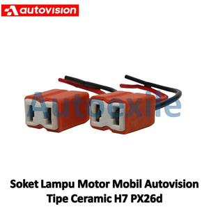 Jual Autovision Socket Ceramic H7 PX26d Soket Betina Rumah Colokan ...