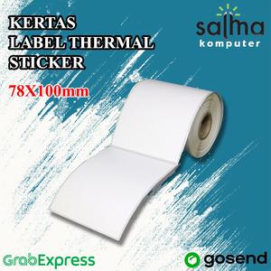 Jual 👉 KERTAS STICKER LABEL PRINTER BARCODE 78 X 100 78x100 DIRECT ...