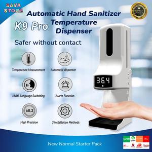 Jual Termometer Otomatis Infrared K9 Pro Upd 2 in 1 Plus HandSanitizer ...