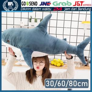 Jual Boneka Ikan Hiu Besar Jumbo 80cm/60cm/30cm Besar Boneka Shark ...
