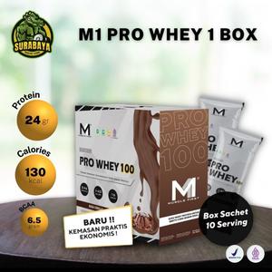 Jual Muscle First M1 Pro Whey 100 1 Box 10 Sachet Musclefirst Whey Protein - Kab. Bekasi - bolmy ...