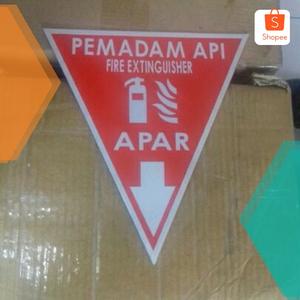 Jual SUPER MURAH Promo Rambu segitiga alat pemadam api APAR bahan plat ...
