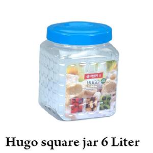 Jual Toples kerupuk 6l lion star PP-53 Hugo Square Jar 203 (6 Litre ...