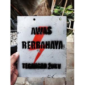 Jual M1 Plang Besi Rambu Peringatan Awas Tegangan Tinggi Q1 - Jakarta ...