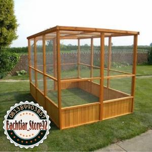 Jual KANDANG KAYU MINIMALIS AVIARY HEWAN KELINCI KUCING BURUNG Model A1 ...