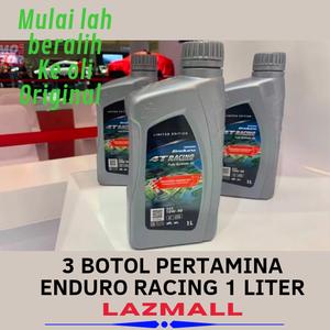 Jual 3 Botol Enduro Racing 1 Liter Original Pertamina Official - Kab ...