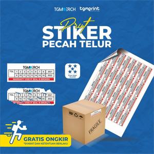 Jual Print Sticker Segel Pecah Telur | Cutting | Tgm Merch - Jakarta ...