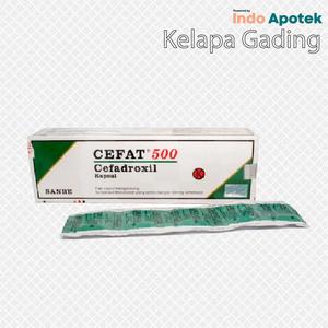 Jual CEFAT 500 MG 10'S CAP/CEFADROXIL/INFEKSI BAKTERI/SALURAN ...
