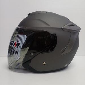 Jual GM FURY WARNA SOLID HELM OPEN FACE TERMURAH - BLACK DOP, XL - Kab ...