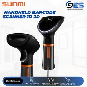 Jual Handheld Barcode Scanner SUNMI QR Code 1D 2D - Barcode Scanner ...