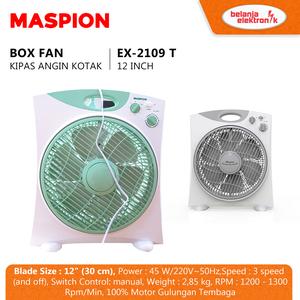 Jual MASPION Box Fan 12 Inch EX-2109 T Angin Kotak 12 Inch - Jakarta ...