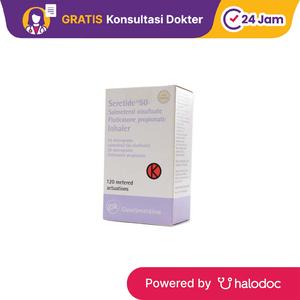 Jual Seretide Inhaler 25/50 mcg 120 Dosis - Obat Asma Inhaler - Halodoc ...