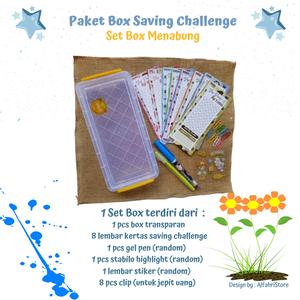 Jual Paket Box Saving Challenge / Set Box Menabung - Jakarta Selatan ...